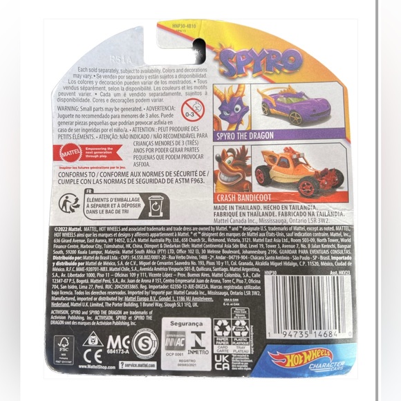 Hot Wheels | Toys | Nwt New In Package Hot Wheels Spyro The Dragon ...